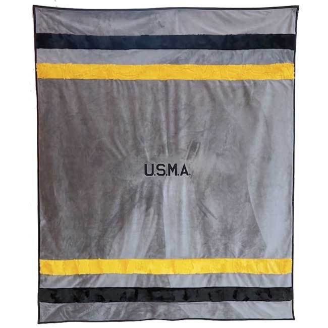 Cadet Style Gray Blanket - USMA Blanket